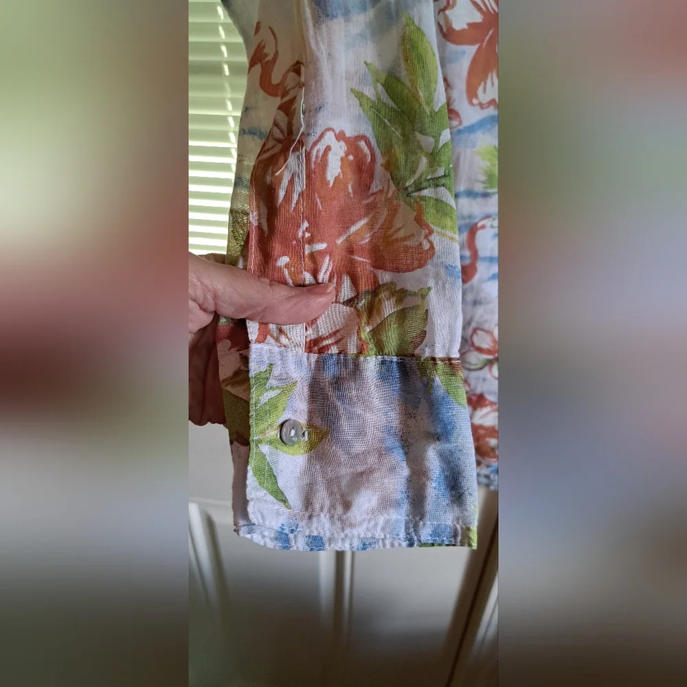 fresh produce | Tops | Fresh Produce Tunic Top Roll Tab Long Sleeve ...
